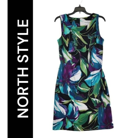 NorthStyle | Dresses | North Style Woman Size 8 Multicolor Floral Dress ...